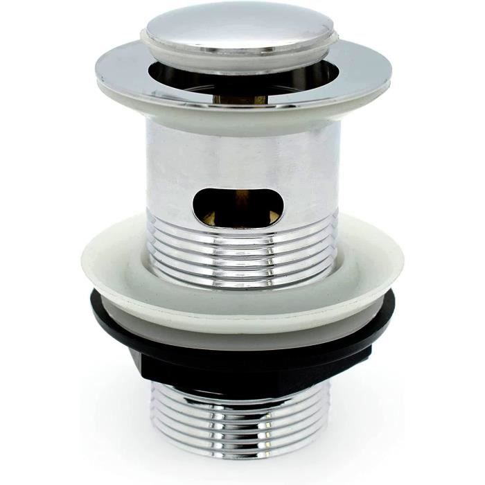 Xcel Home Bonde de lavabo à fente chromée Bonde de lavabo de salle de ...