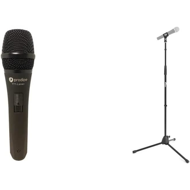 Prodipe TT1 Lanen Microphone Chant Dynamique Noir Tiger MCA21-BK ...