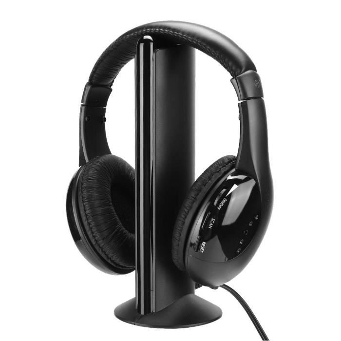 Casque de musique sans fil VINGVO 5 en 1 avec microphone intégré et ...