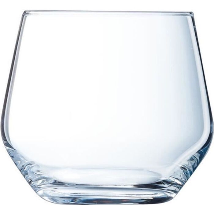 Lot de 6 Gobelets forme basse en verre - 35 cl - Cdiscount Maison