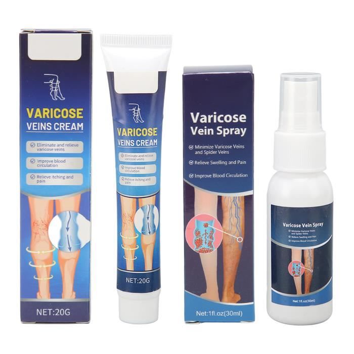 Zerodis Crème contre les varices Spray pour Varices Spray de Guérison ...