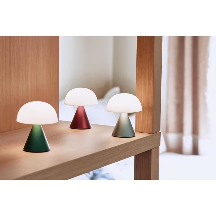 Mina Mini Lampe Led À Poser Sans Fil Rechargeable, De Chevet Ou Bureau, À Variateur D'Intensité ...