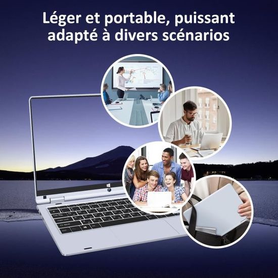 PC Portable 11.6" - VANWIN - Y116 - Intel Celeron N4020 - 8Go RAM - 256Go SSD - Windows 11 Pro ...