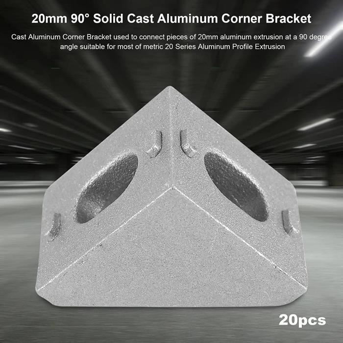 Lot 20 Supports D angle Fixation À Angle Droit 40 Pièces X 10 Mm ...