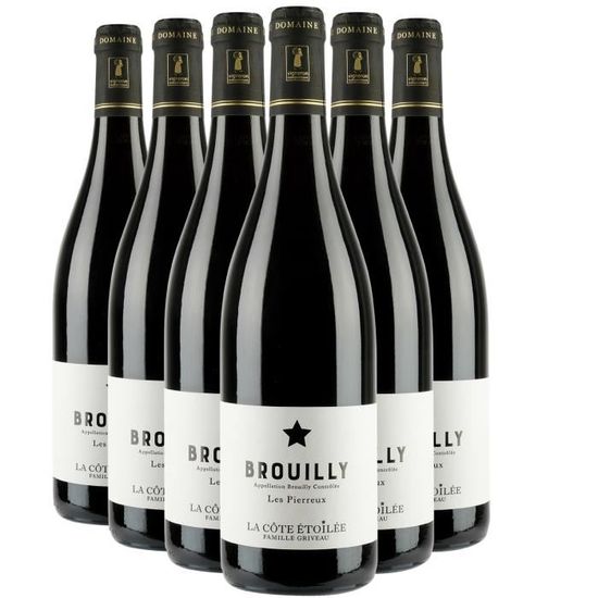 Brouilly Les Pierreux Rouge 2020 - Lot de 6x75cl - La Côte Étoilée ...