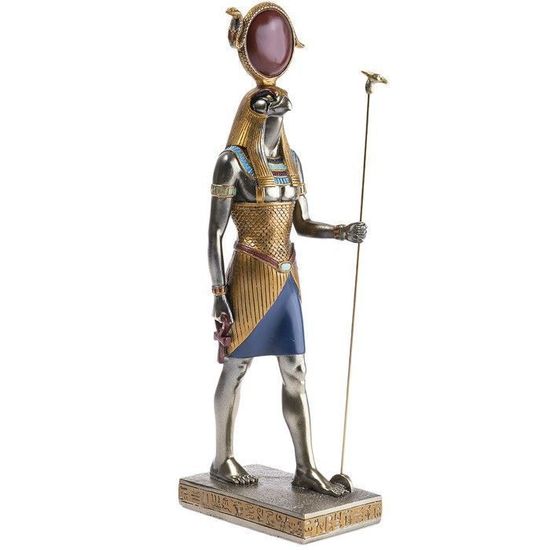 Statuette Egyptienne Dieu Ra - Dieu Soleil Mythologie - Cdiscount Maison