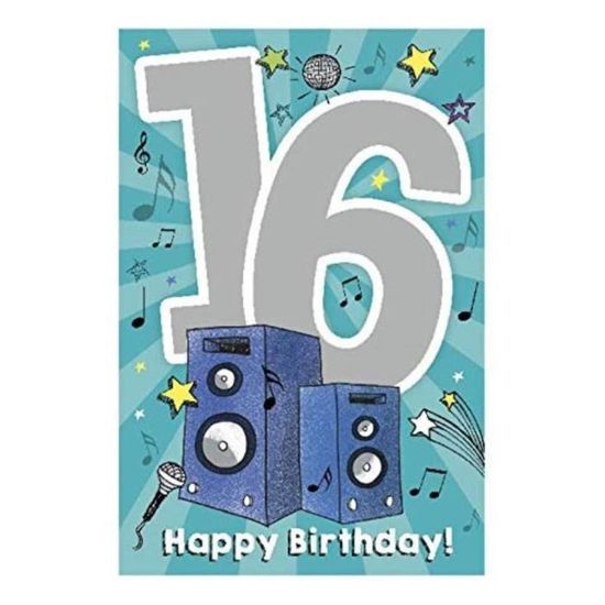Depesche Carte d`anniversaire 16 Ans Multicolore - 5698.026 - Cdiscount ...