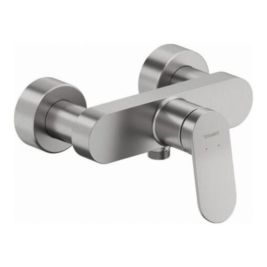 Mitigeur de douche - DURAVIT - Wave - Inox brossé - Mural - Cartouche ...