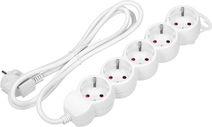 Multiprise Electrique 5 Prises 1,5 Mètres 2300W 10A.[Z1816] - Cdiscount ...