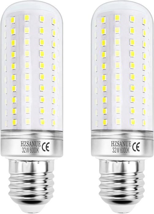 LED Ampoule Mas 32W E27 Edison Vis Ampoules 6000K Blanc Froid 3600LM 240W quivalent Ampoules ...