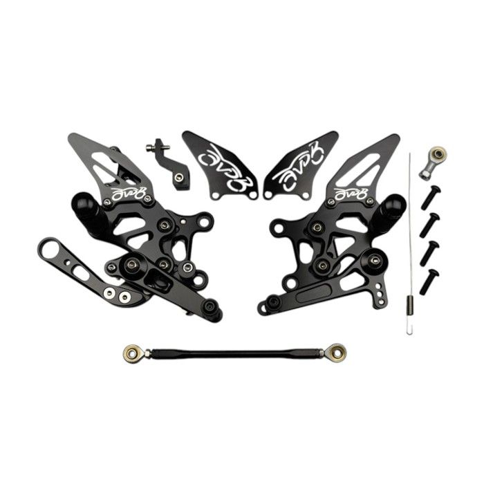 Paire de Platines Commandes Reculées AVDB APRILIA RSV-4 1000 / APRC ...