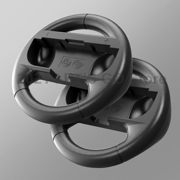 2 Noir-Manette Joy-con De Luxe Pour Nintendo Switch, 2 Pièces, Volant ...