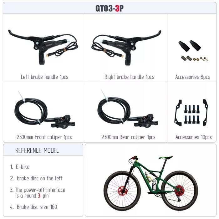 Freinage vélo,Goodtrechargeable GT03 E-Bike VTT Scooter Split 2100 Tubing Price Stores Disc Cut ...