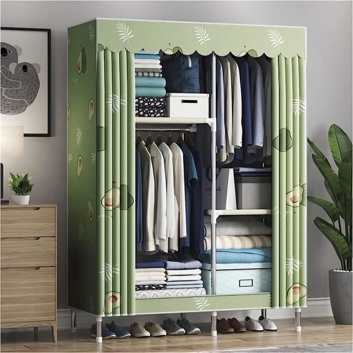 Armoire de Rangement Armoire de Garde-Robe Portable Armoire modulaire ...