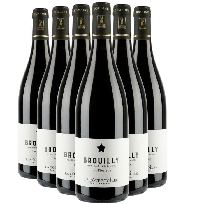 Brouilly Les Pierreux Rouge 2020 - Lot de 6x75cl - La Côte Étoilée ...