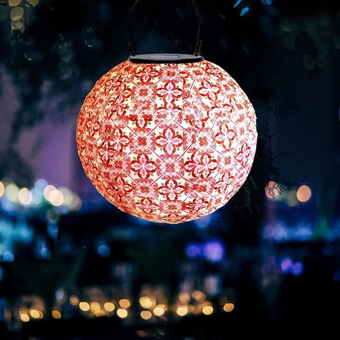 Lampion Solaire Led Pour Fête De Jardin, Lanterne Solaire En Plein Air ...