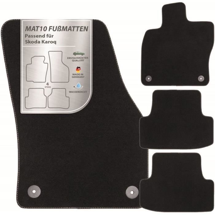 Tapis De Sol De Voiture Pour Skoda Karoq à Partir De 11 2017 Type Nu