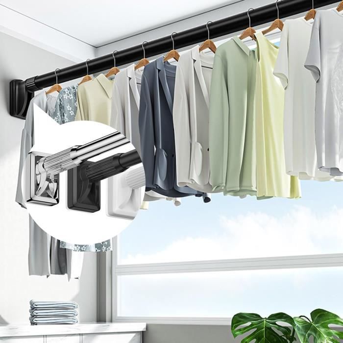 Tringle A Rideau Extensible Barre De Douche Sans Percer Tringle Douche ...