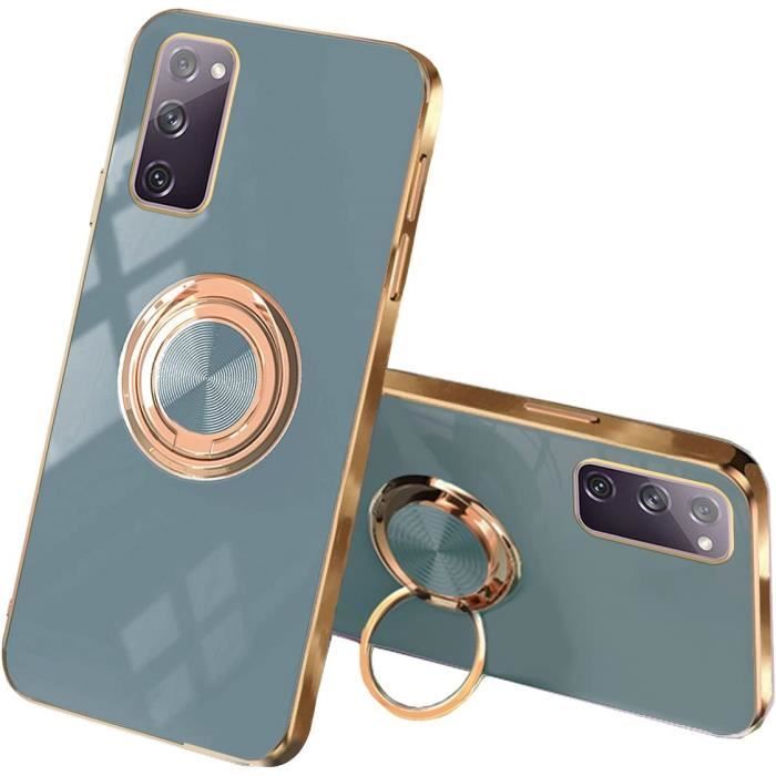 Coque Samsung S20 FE Silicone avec Anneau Samsung Galaxy S20 FE 5G Antichoc ...