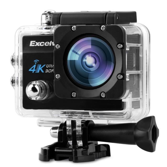 Excelvan Q8 2.0 pouce Action DV Caméra de Sport WiFi 4K 30FPS 16MP H ...