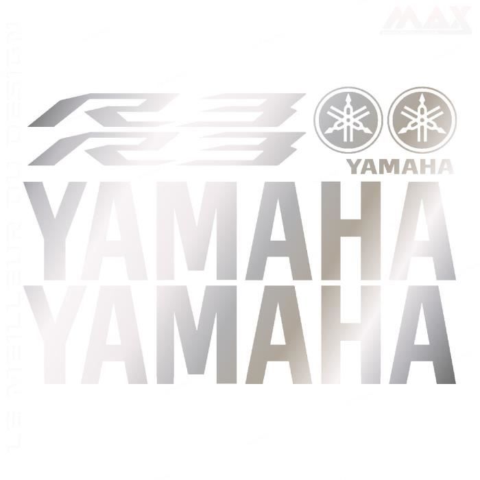 7 stickers R3 – ARGENT – sticker YAMAHA R 3 300 - YAM405 - Cdiscount Auto