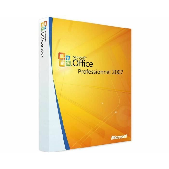 Microsoft Office 2007 Pro à télécharger - Cdiscount