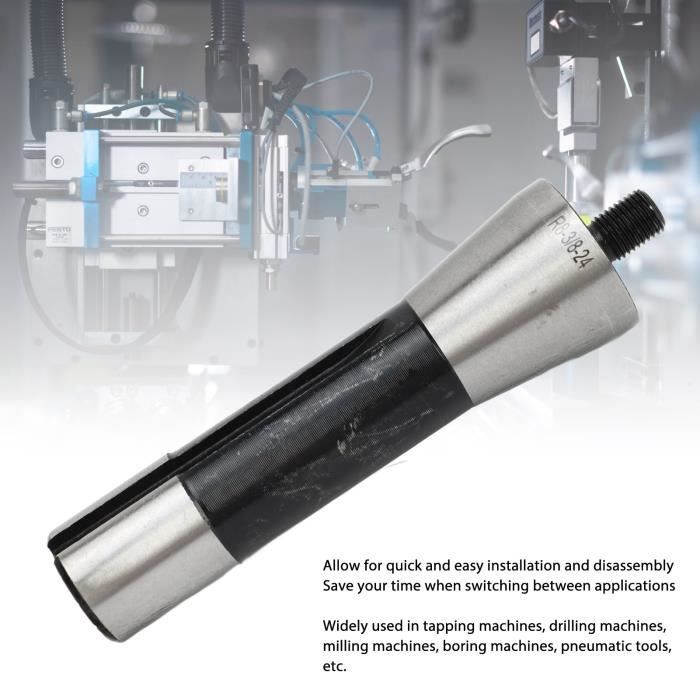 Arbre de mandrin de perage à tige R8 Mandrin de perage, tige R8, 3-8 ...