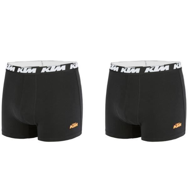 Boxers Homme - KTM - BCX2BASS1 - Noir - Lot de 2 - Coton Noir ...