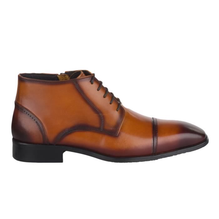 Bottines homme - KDOPA - Naturel - 44 Marron - Cdiscount Chaussures