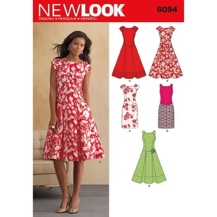 New Look Nl6094 Patron De Couture Robe 22 X 15 Cm Cuisine Maison