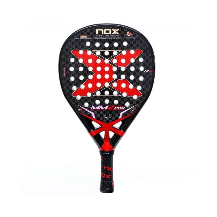 Raquette de Padel - Nox - MM2 Pro - Fibre de carbone 12K - Noyau EVA ...