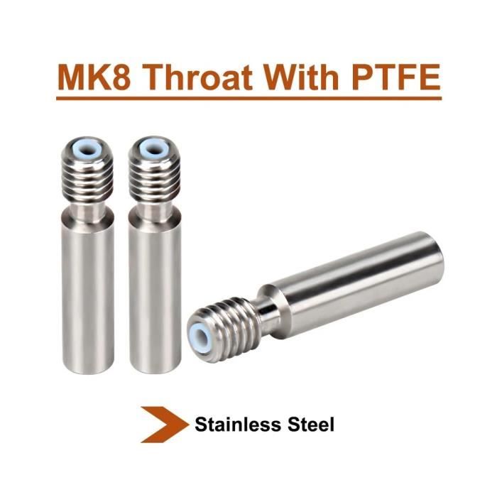 Gorge de filetage M6 MK8 - RNCYN - Hotend - Acier inoxydable - 30.5mm ...