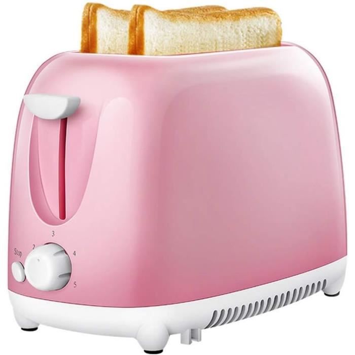 Grille-Pain Électrique Automatique 2 Tranches Fente Toast Cuisson Four ...
