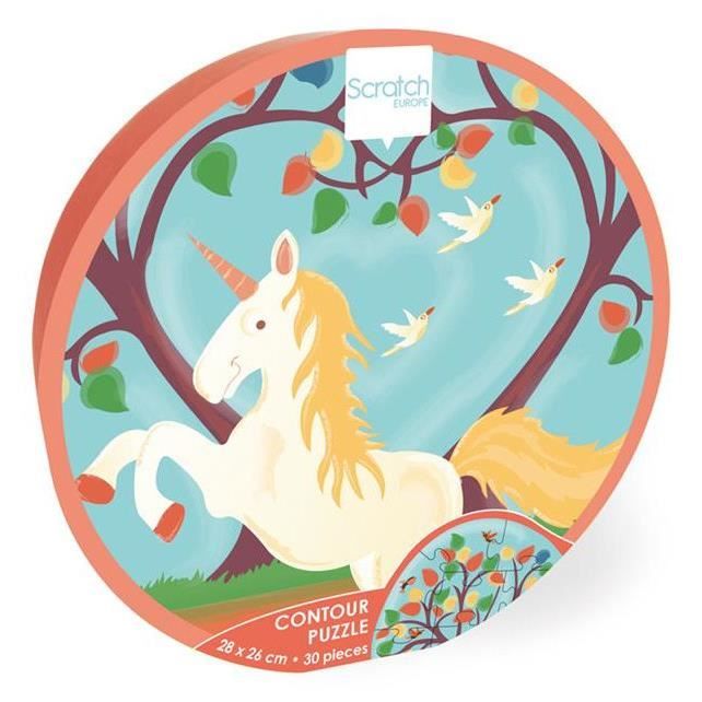Puzzle - SCRATCH - Eenhoorn - 30 pièces - Multicolore - Cdiscount Jeux ...