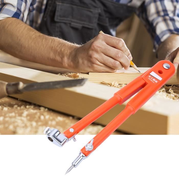 Sonew boussole de menuisier Compas pour le travail du bois Accessoire ...