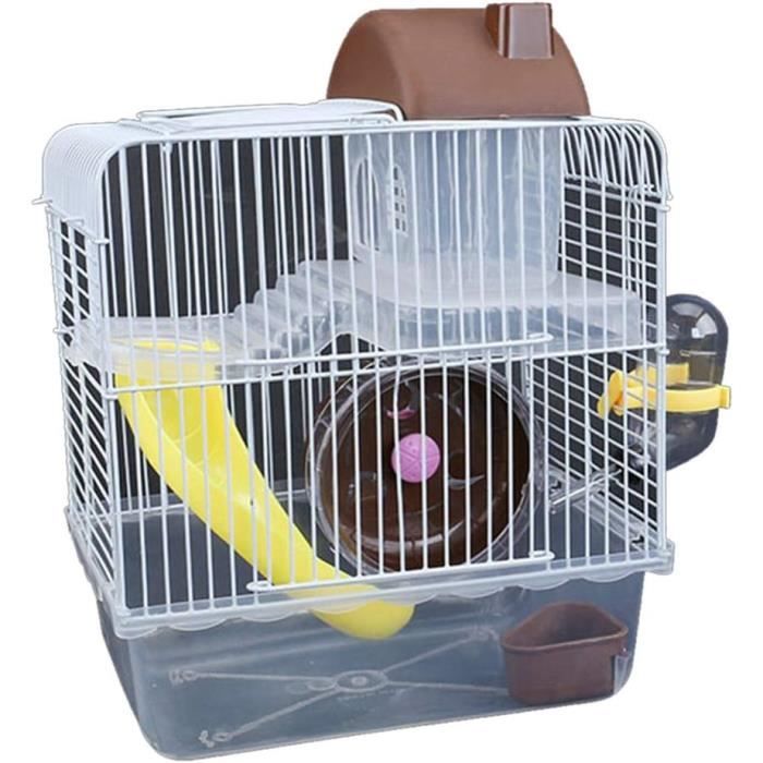 Cage de transport pour hamster, petit animal de compagnie, double ...