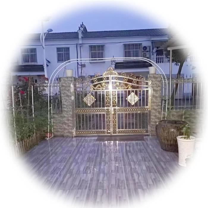 Tonnelle de mariage en métal blanc résistant aux intempéries - TRAHOO ...