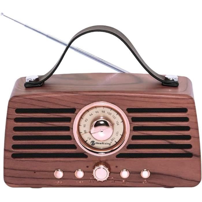 Enceinte Bluetooth Rétro Radio Fm, Radio Fm Avec Style Classique Ancien ...