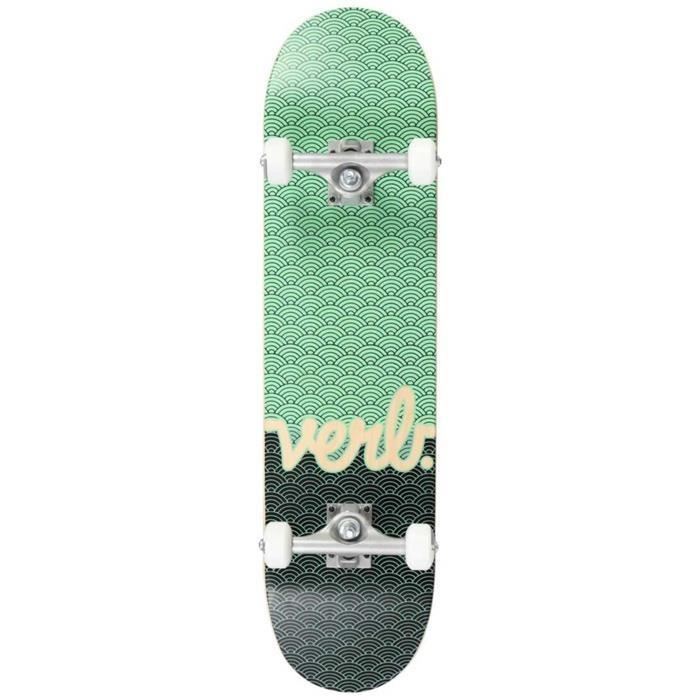Skate Shortboard - VERB - Waves Jade 8.0 - Blanc - Pour enfants - 4 ...