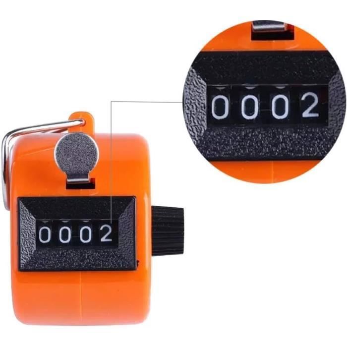 8 pièces Nombre Compteur À Main Compteur Compteur À 4 Chiffres ...