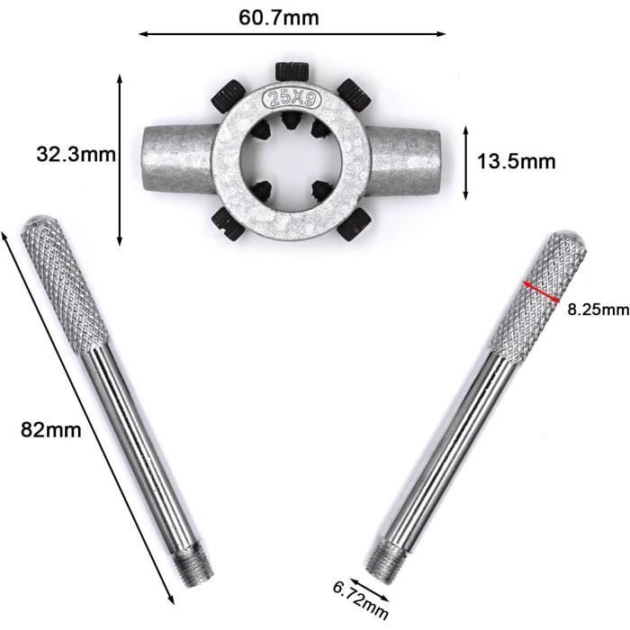 Filiere Porte Taraud Ronde Filière Tourne a Gauche Pour Le Traitement ...