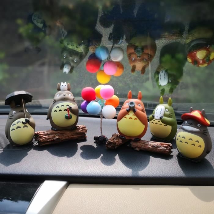 Décoration D'intérieur De Voiture, Ballon Totoro Rose, Kawaii, Figurine ...