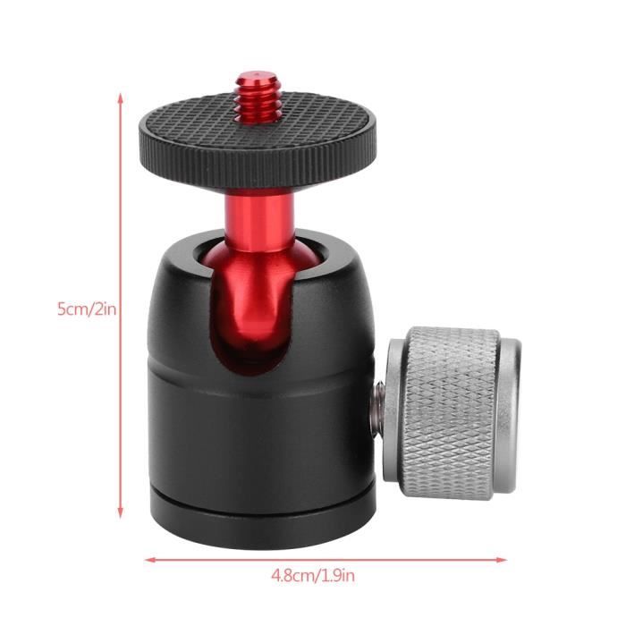 GOTOTOP Support de rotule Mini rotule pivotante à 360 ° en alliage d ...