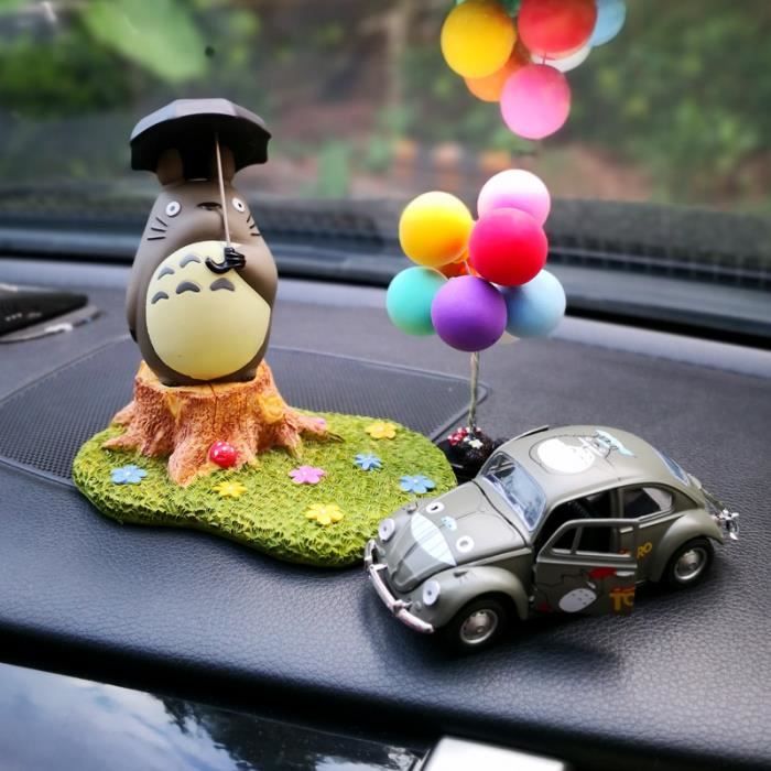 Décoration D'intérieur De Voiture, Ballon Totoro Rose, Kawaii, Figurine ...