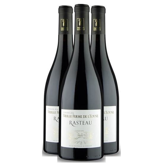 Rasteau Rouge 2019 - Lot de 3x75cl - Domaine de la Vieille Ferme de L ...