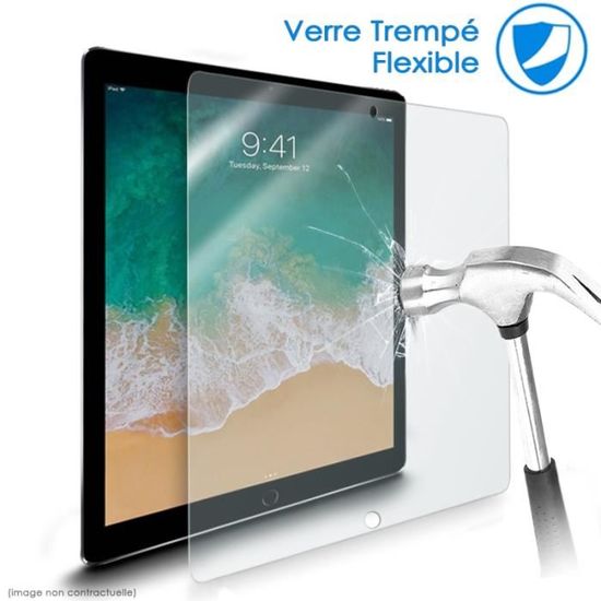 Protection d'écran - Verre Flexible - iPad 9,7 Pouces - Incassable ...