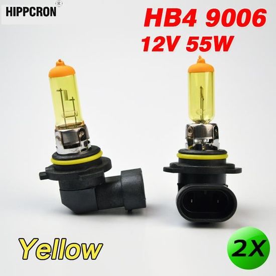 AMPOULE HALOGENE,9006-hb4--Hippcron lampes halogènes 12V 55W P22d | 2 x ...