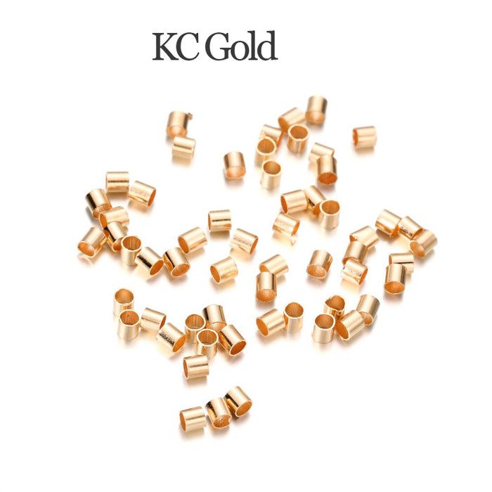 Kit bijoux,Tube en cuivre doré à sertir,150 - 500 pièces,1.5,2.0,2.5mm ...