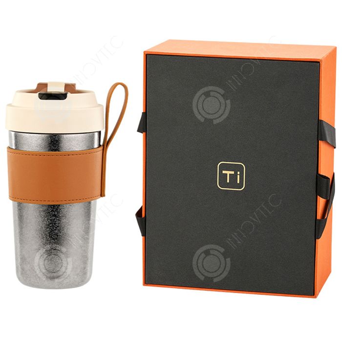 INN Mug Isotherme 500ml tasse thermos en titane pur tasse thermos à ...