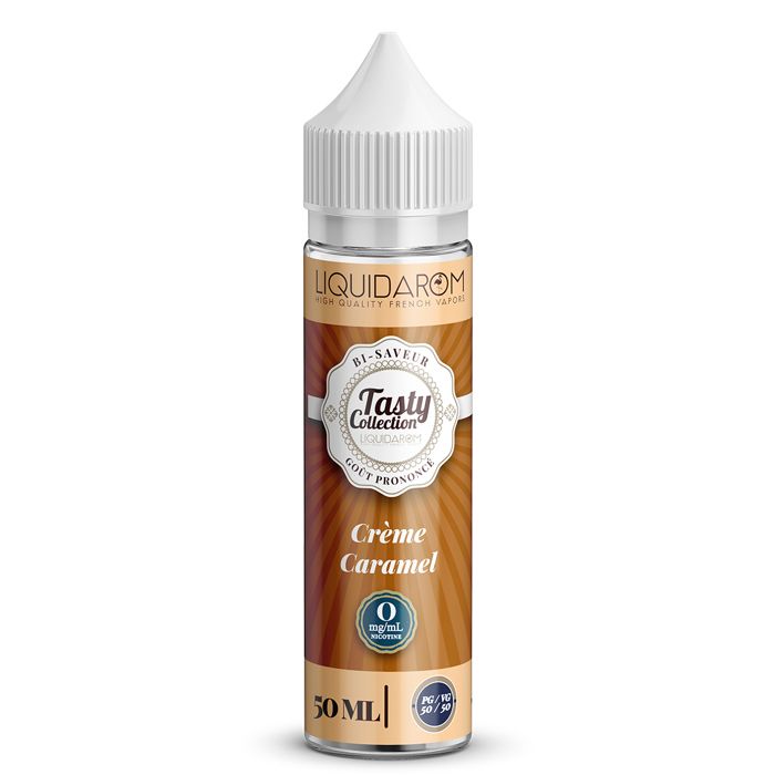 Tasty Collection creme caramel 50ml - Liquidarom - Sans Tabac - Sans ...